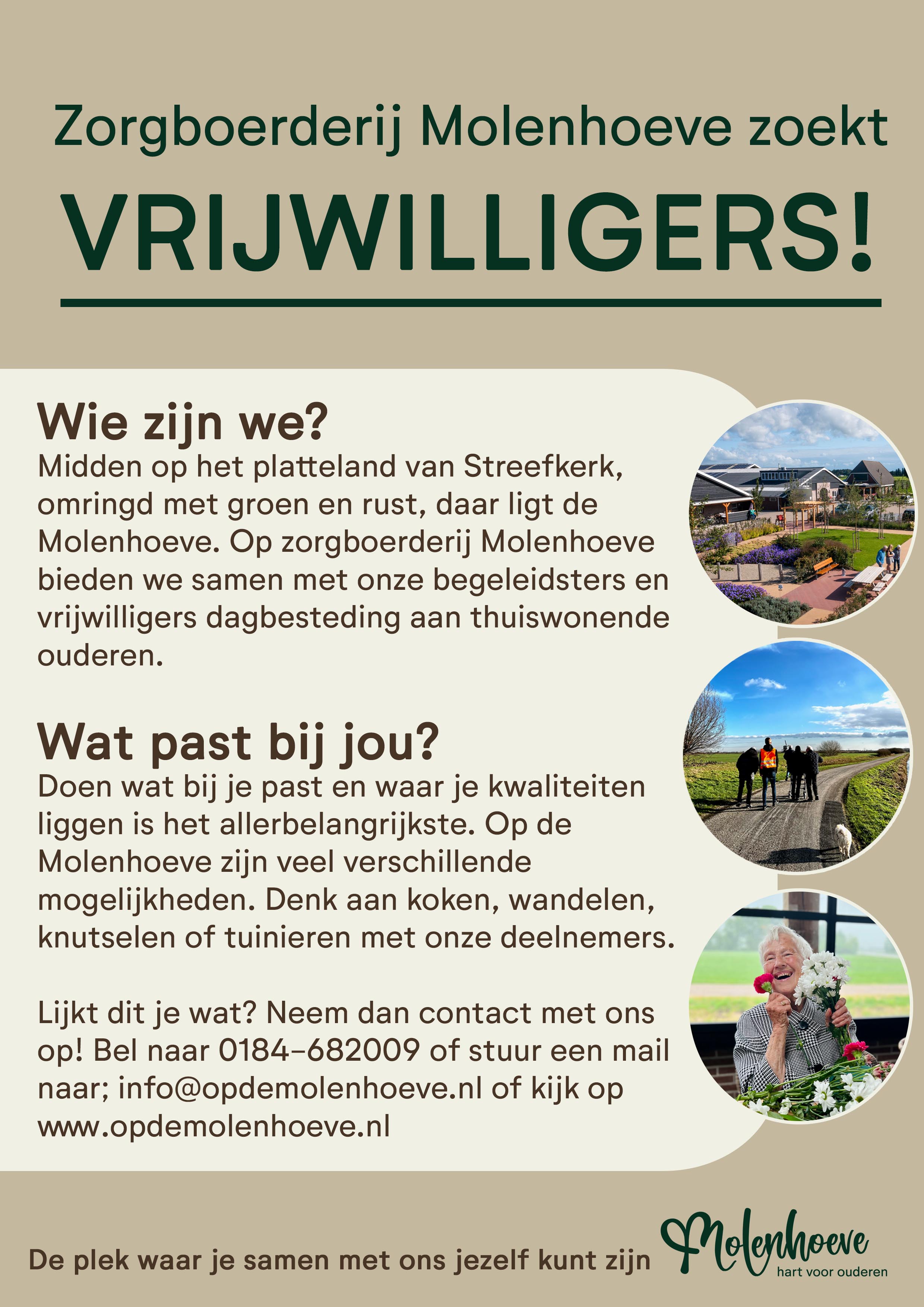 Vrijwilligers gezocht! - Molenhoeve